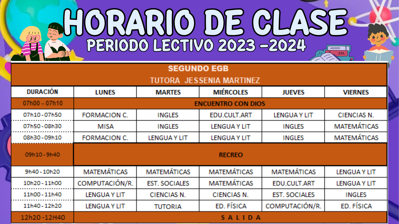 HORARIOS 2023